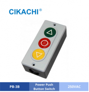 CIKACHI PB-2/3/3B 5A POWER PUSH BUTTON SWITCH 250VAC GREY (CKC) - Yong ...