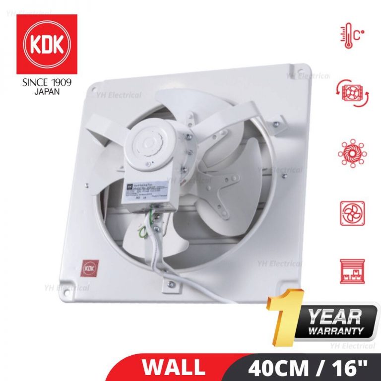 KDK Wall Mount Industrial Ventilating Fan 40KQT (40CM / 16 Inch) - Yong ...