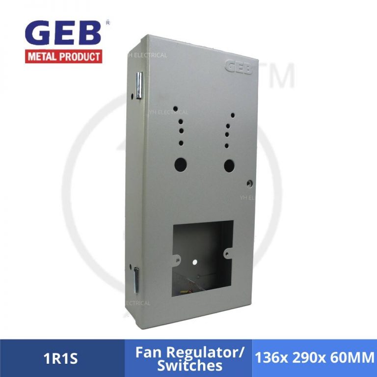 GEB Metal Switch & Fan Regulator Box (1R1S/2R1S/2R2S/3R1S/3R2S/3R3S ...