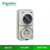 SCHNEIDER 56C313 13A 3PIN Switch Socket Surface IP66 (Outdoor ...