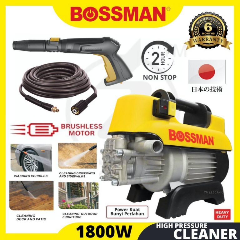 BOSSMAN 120bar High Pressure Washer BRUSHLESS INDUCTION MOTOR / Water ...